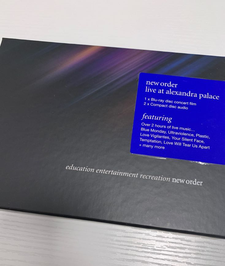 New Order CD Live At Alexandra Palace 2CD+ 1 Blu Ray 藍光 德版, 興趣及遊戲, 音樂樂器 ...