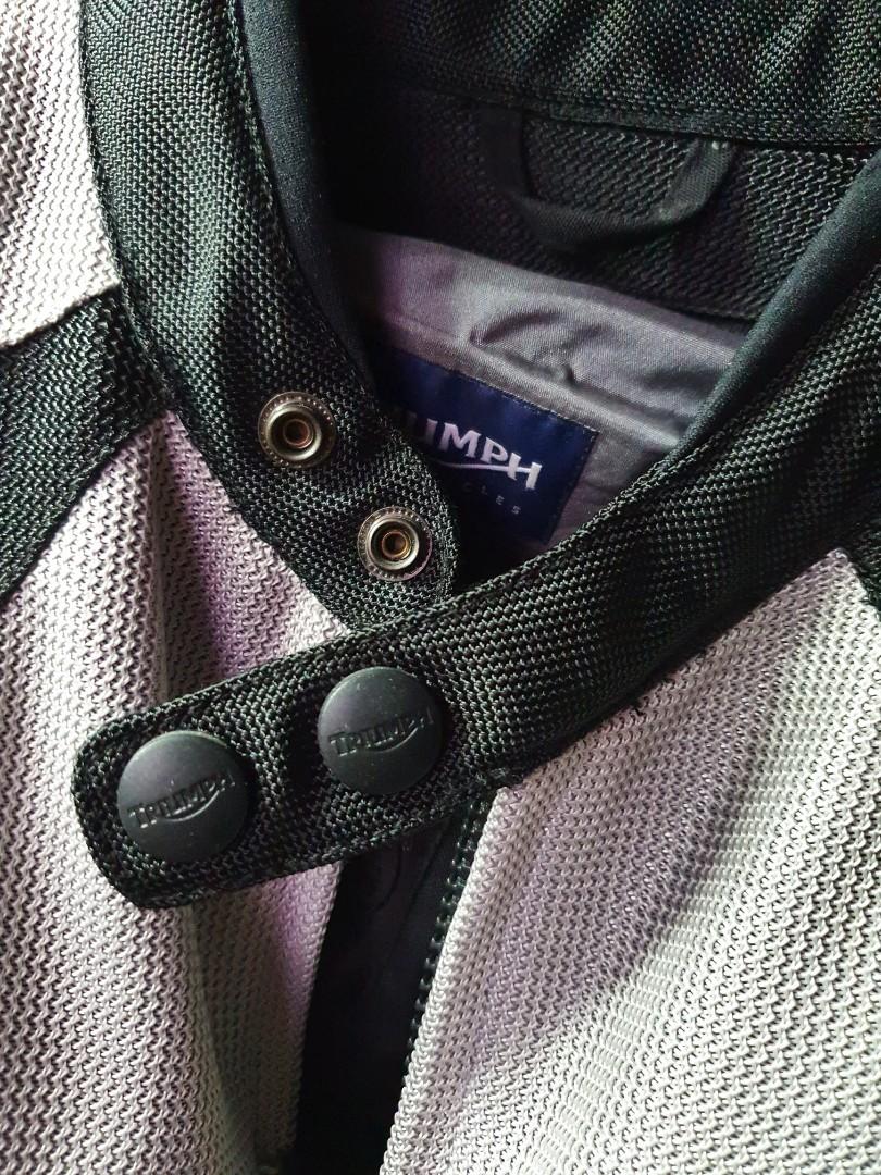 ORIGINAL AUTHENTIC TRIUMPH AERO MESH JACKET WITH BACK PADDING AND 3M ...