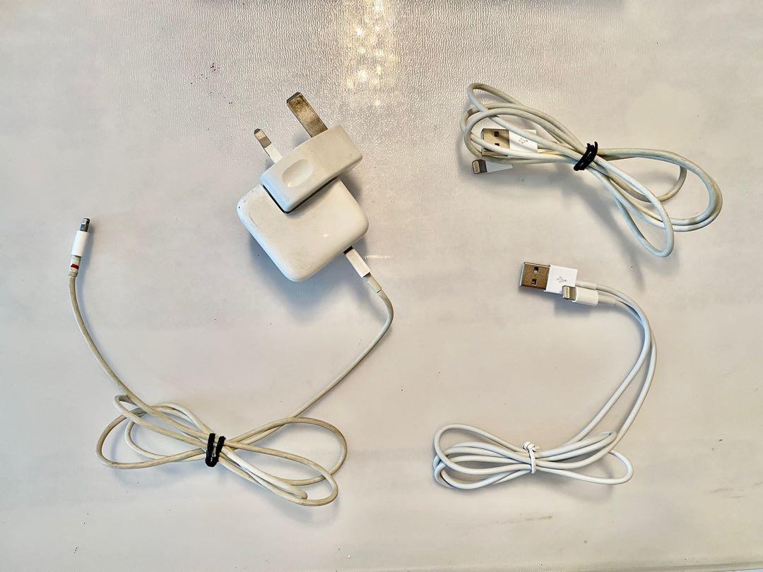 Original iPad Air 1 charger head and cables, Mobile Phones & Gadgets ...