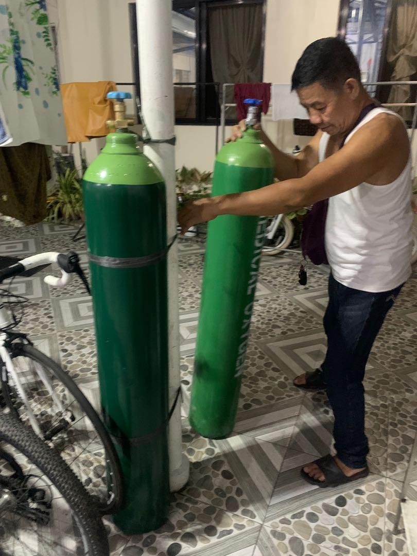 Oxygen tank 50 lbs, Health & Nutrition, Medical Supplies & Tools on ...