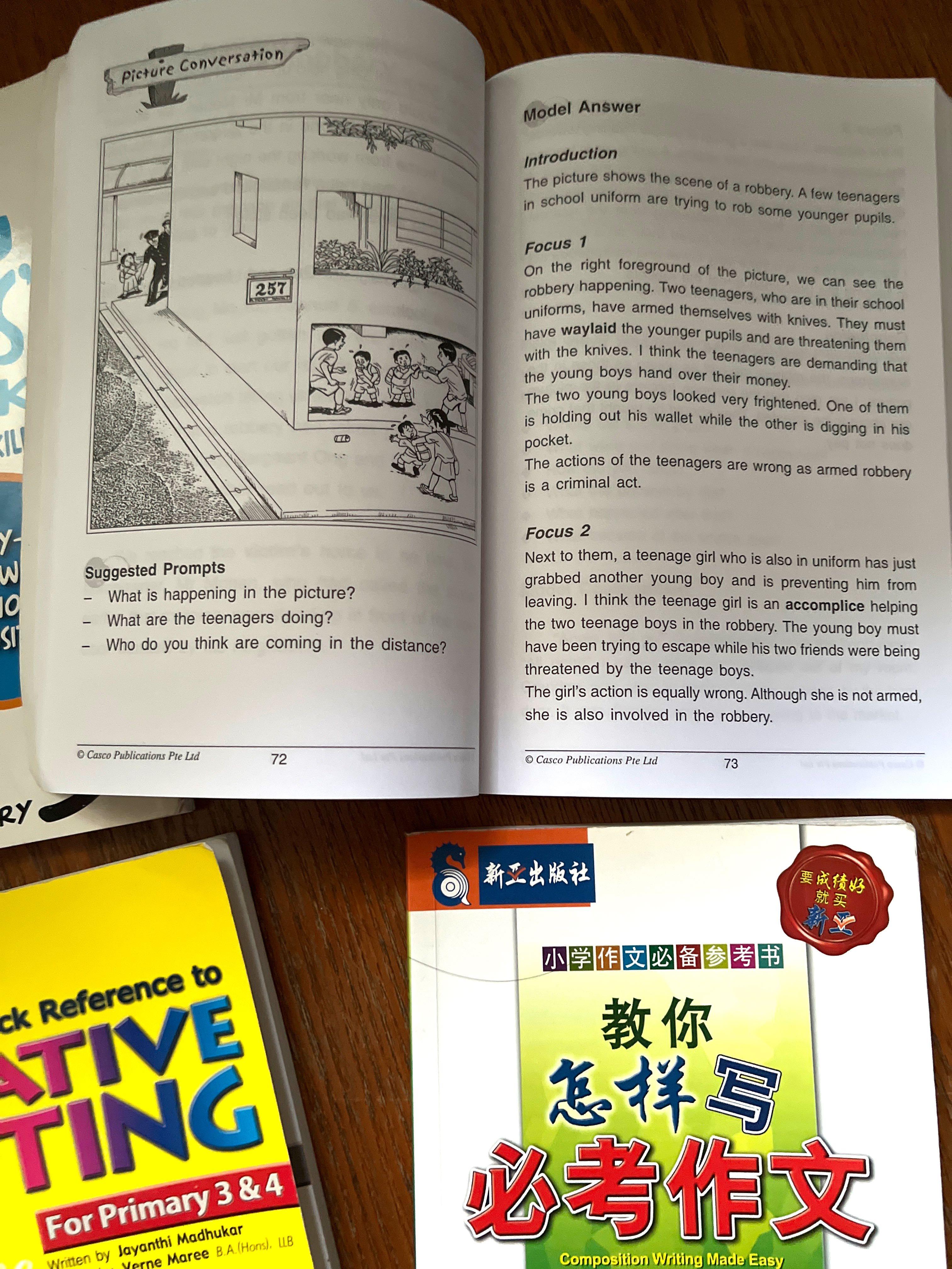 P3-P4 English Writing Chinese Compo Set, Hobbies & Toys, Books ...