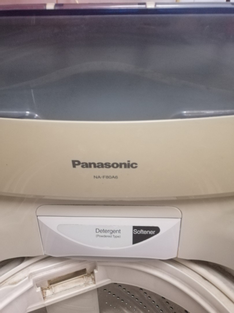 Panasonic NA F80A6 for sale, TV & Home Appliances, Washing Machines and ...
