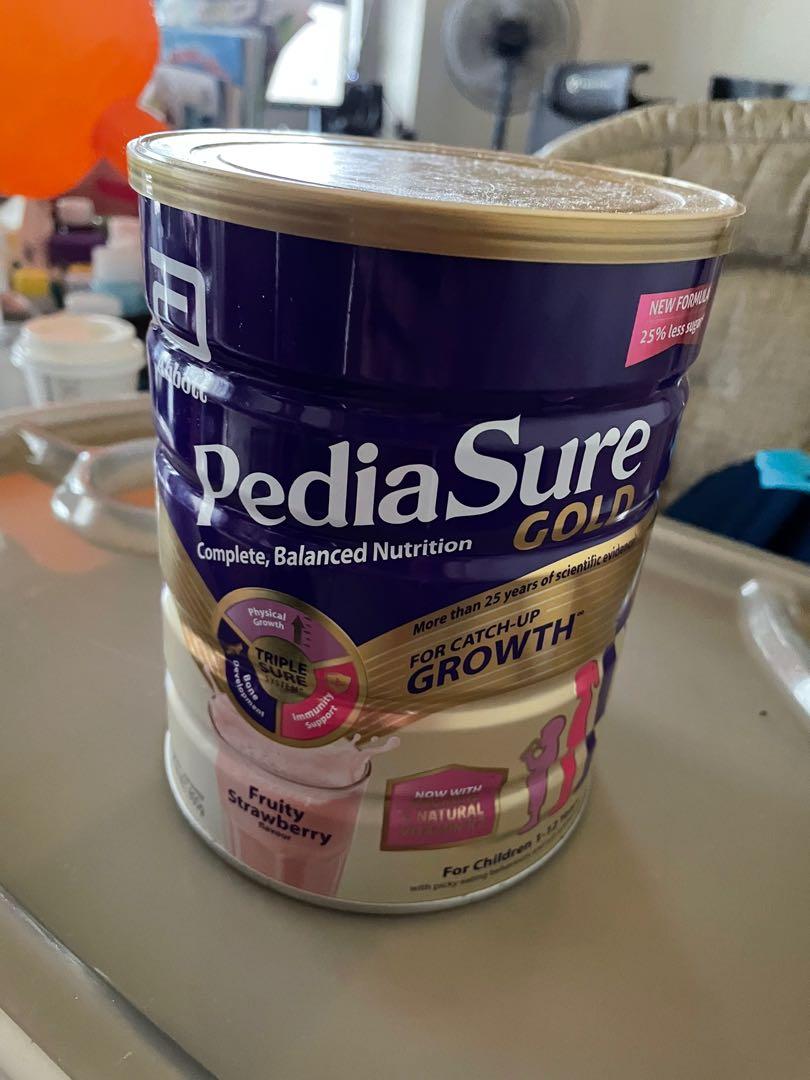 PediaSure Gold Strawberry 850g, Babies & Kids, Nursing & Feeding ...