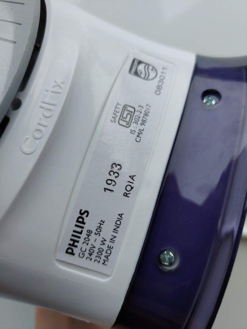 Philips Easy Speed Plus Iron, TV & Home Appliances, Irons & Steamers on ...