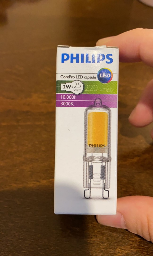 Philips G9 LED Bulb, Furniture & Home Living, Lighting & Fans, Lighting ...