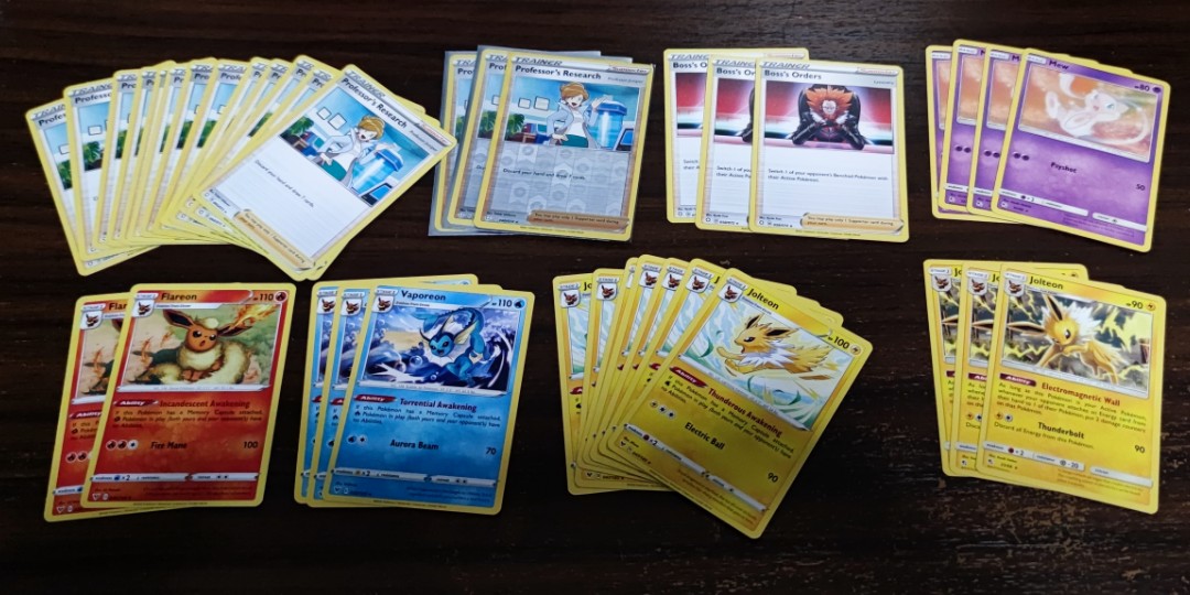 Pokemon cards ptcg pokemon tcg Eevee Pikachu Charmander Charmeleon, Hobbies & Toys, Toys & Games ...