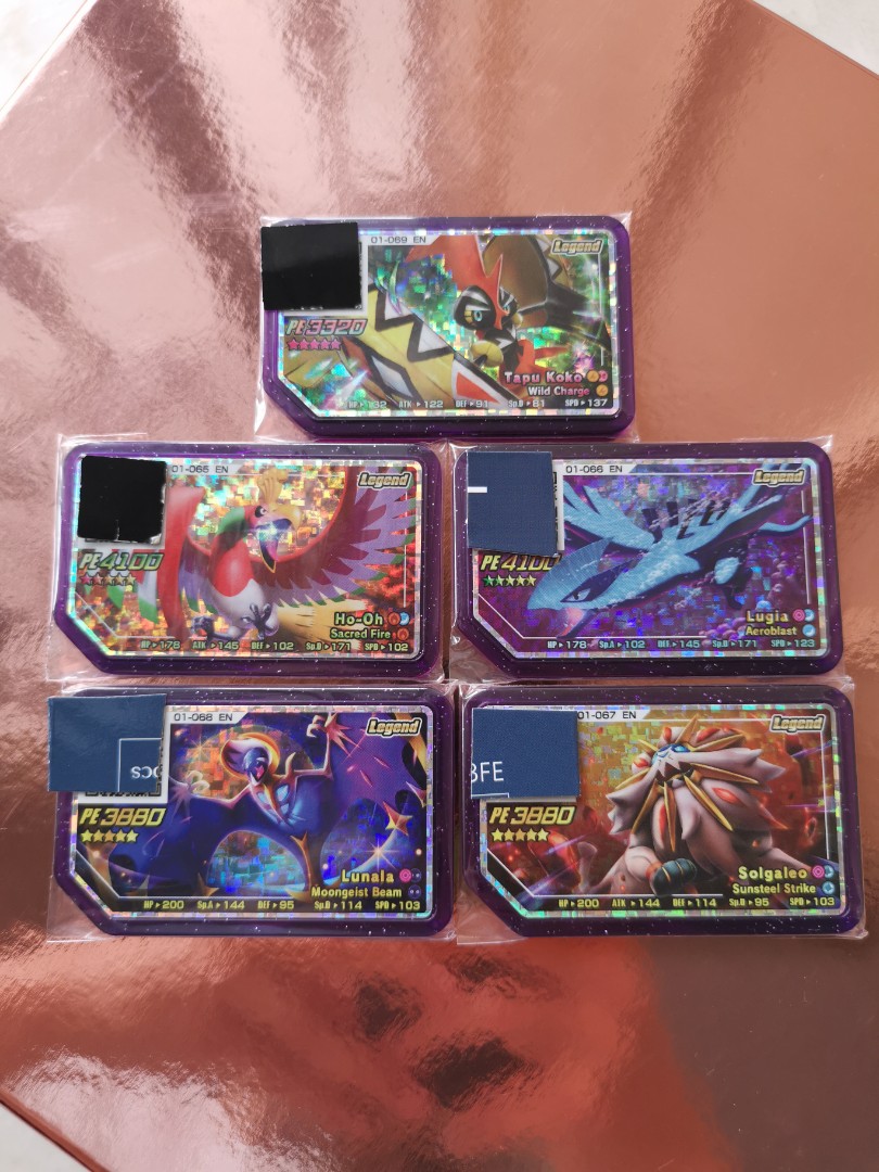 Pokemon Gaole 5 stars Mighty Charizard Entei Raikou Suicune Lunala ...