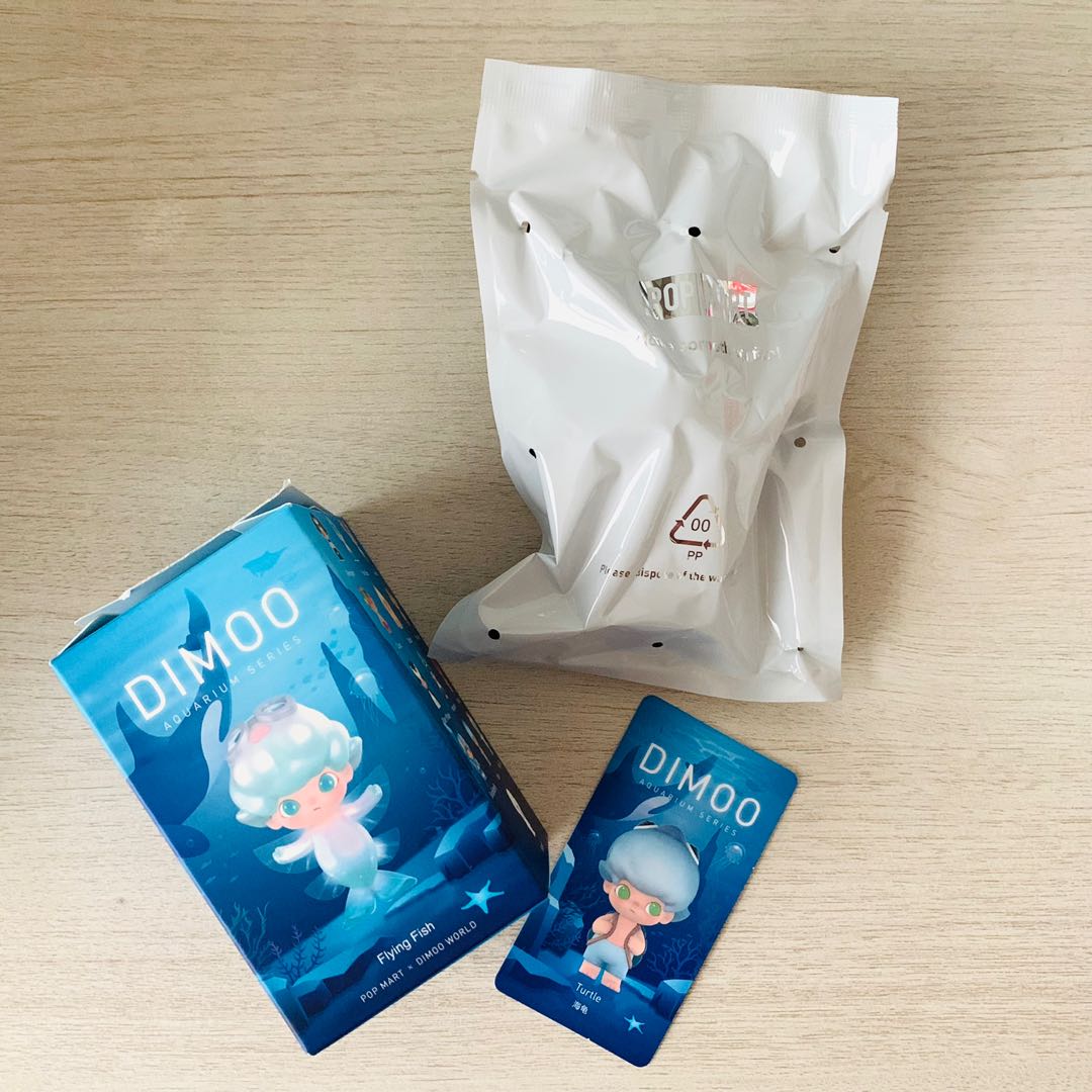 Popmart Dimoo Aquarium Turtle, Hobbies & Toys, Toys & Games on Carousell