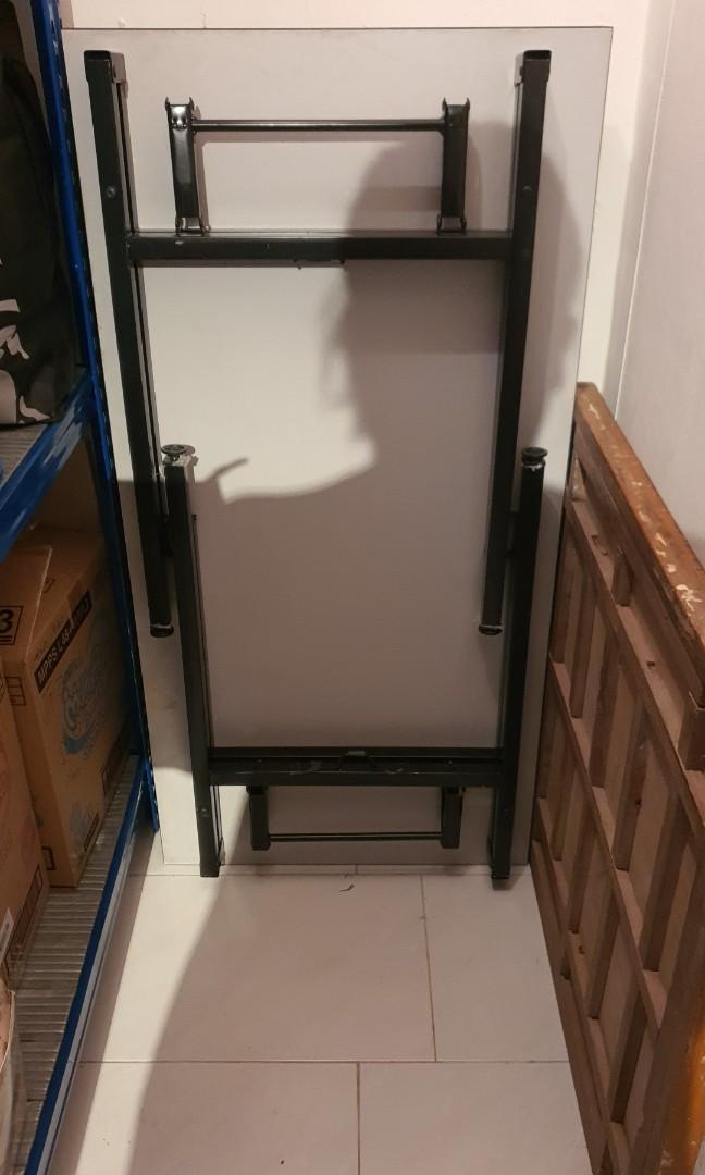 Preloved foldable table, Furniture & Home Living, Furniture, Tables ...