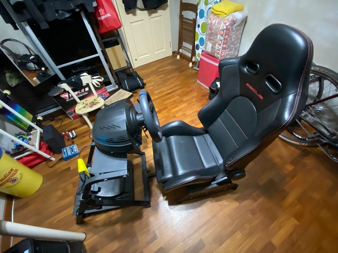 Racing Sim Rig (Thrustmaster T300RS), Computers & Tech, Parts ...
