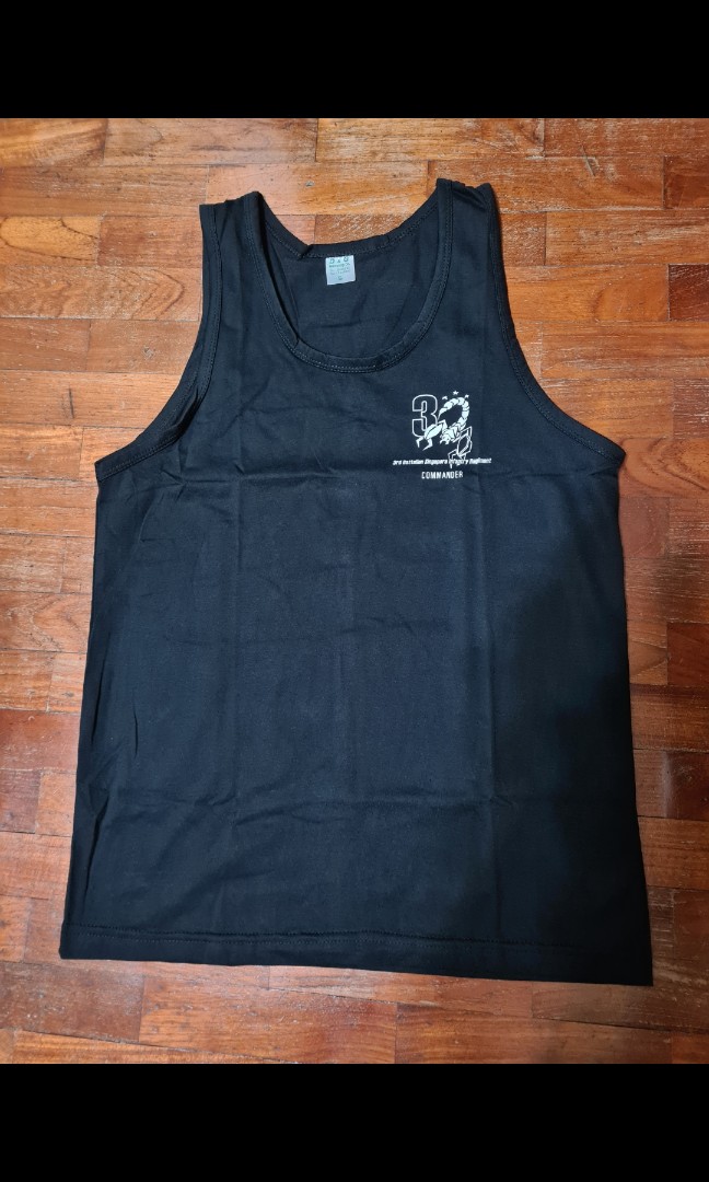 SAF 3 SIR Commander Singlet, Men's Fashion, Tops & Sets, Tshirts & Polo ...
