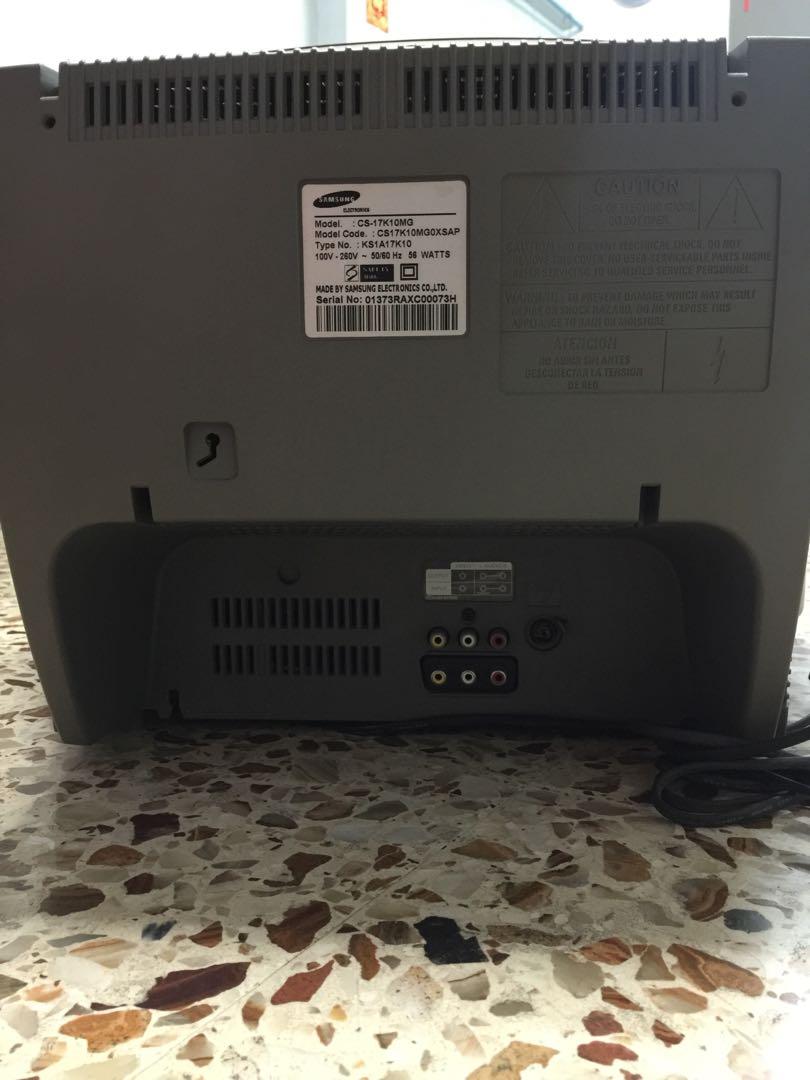 Samsung Flat screen CRT TV, TV & Home Appliances, TV & Entertainment ...