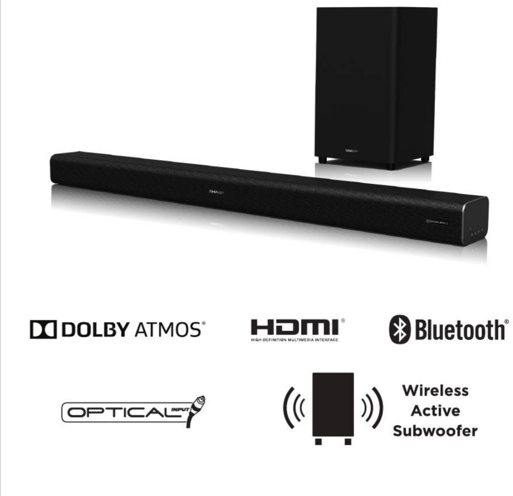 SHARP Sound Bar System, Audio, Soundbars, Speakers & Amplifiers on ...