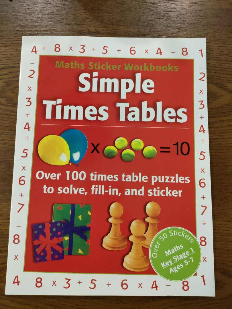Simple Times Tables, Hobbies & Toys, Books & Magazines, Children's ...