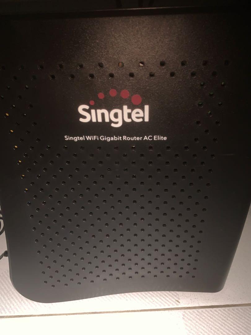 Singtel Ac Elite Wi-Fi router, Computers & Tech, Parts & Accessories ...