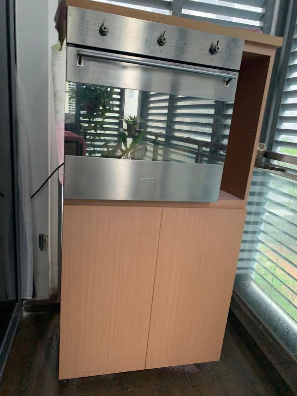 SMEG Oven with customised 2-door cabinet (SMEG Oven Spa42016), TV ...