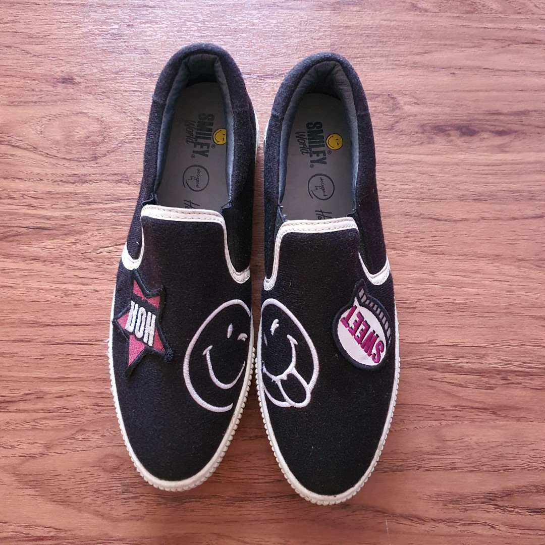 Smiley World x House of Avenues Platform Shoes, Women's Fashion ...