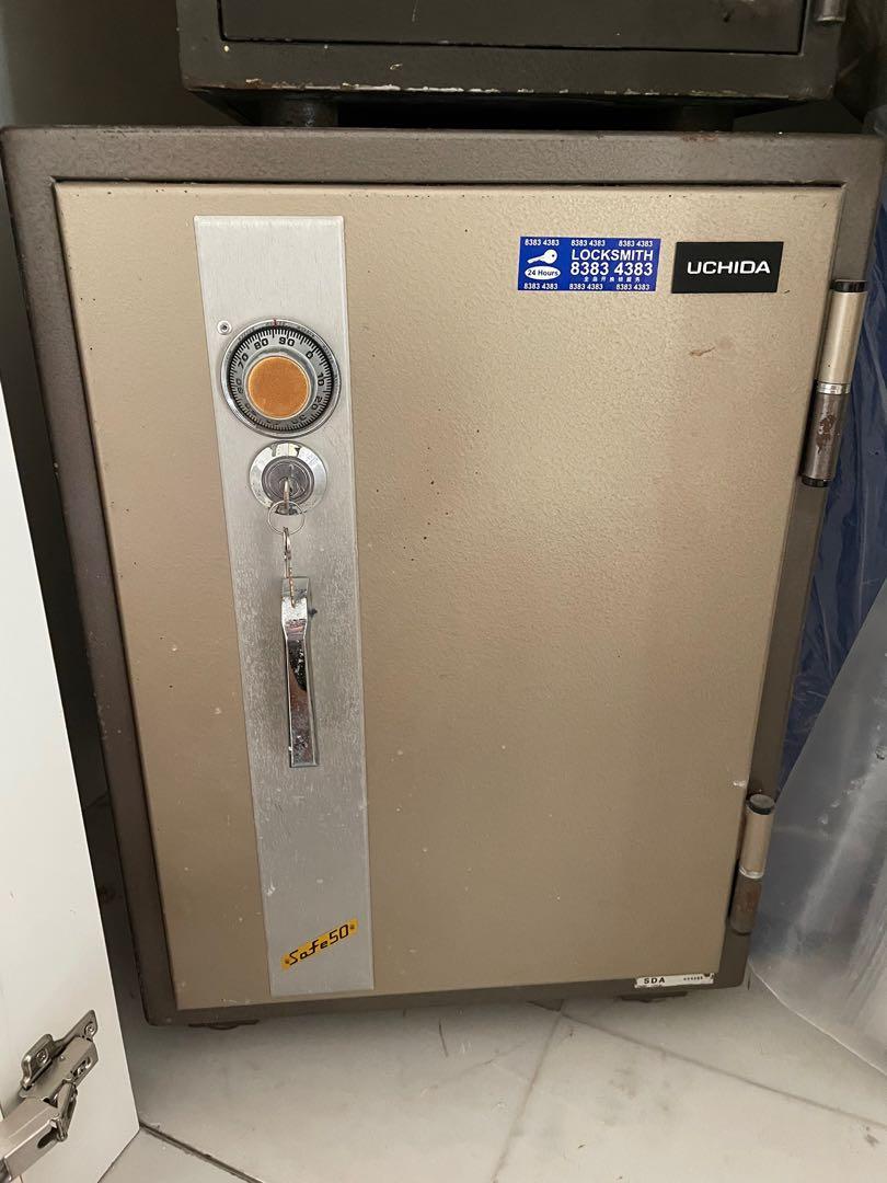 Solid Traditional Safe with key & PIN., Furniture & Home Living ...