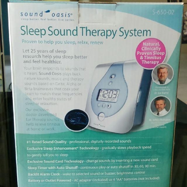 Sound Oasis Sleep Sound Therapy System, Health & Nutrition, Assistive ...
