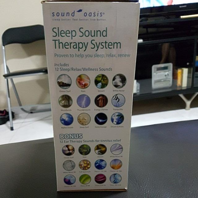 Sound Oasis Sleep Sound Therapy System, Health & Nutrition, Assistive ...