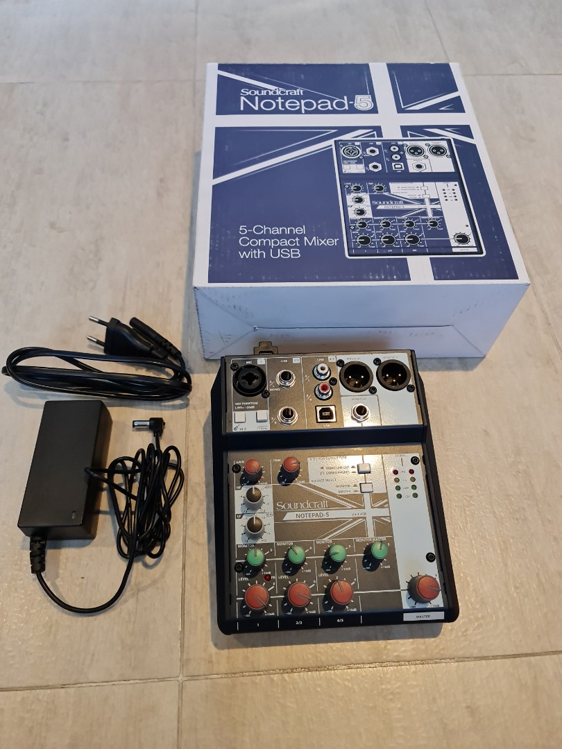 Soundcraft Notepad 5 Mixer with USB, Audio, Other Audio Equipment on ...