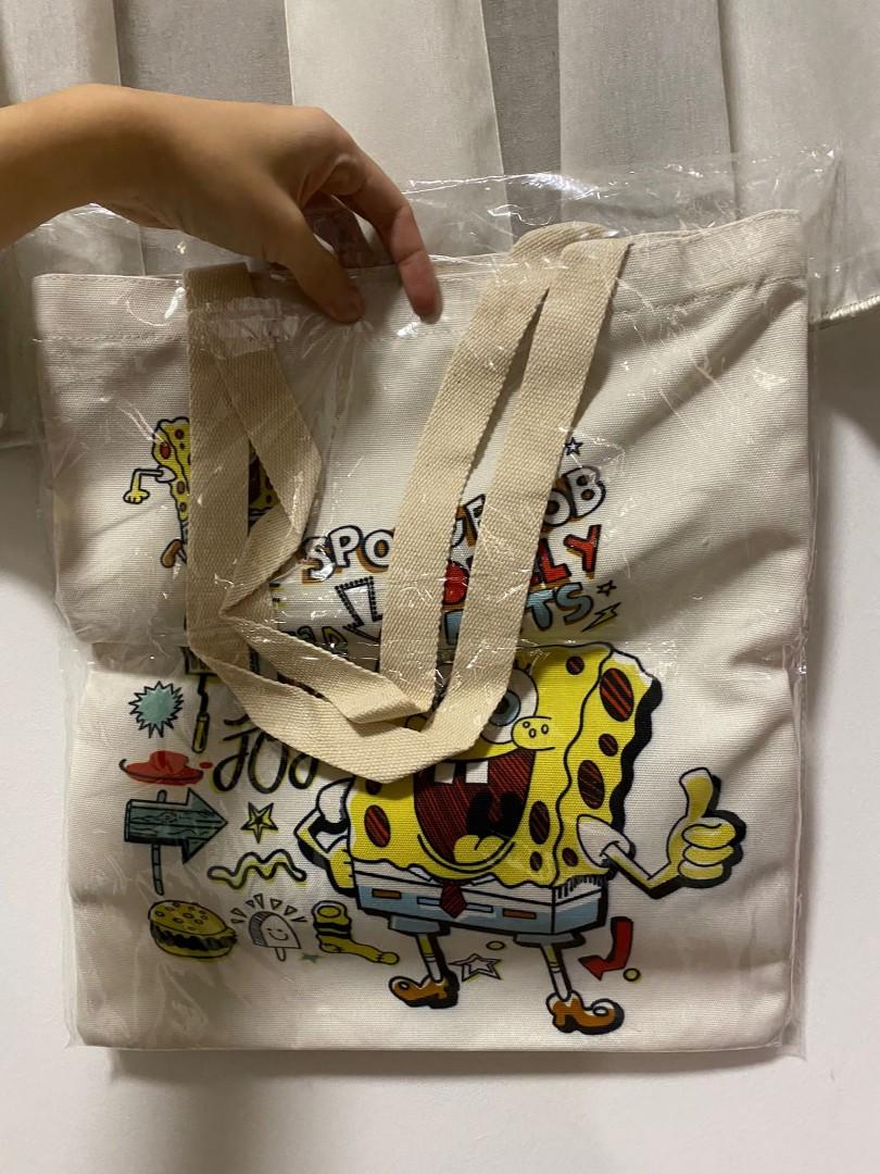 Spongebob Tote Bag, Women's Fashion, Bags & Wallets, Tote Bags on Carousell