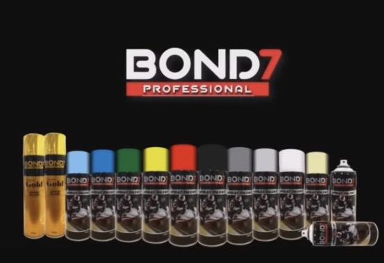 Spray paint Bond 7 Spray paint multi colour for bicycle , car , plastic ...
