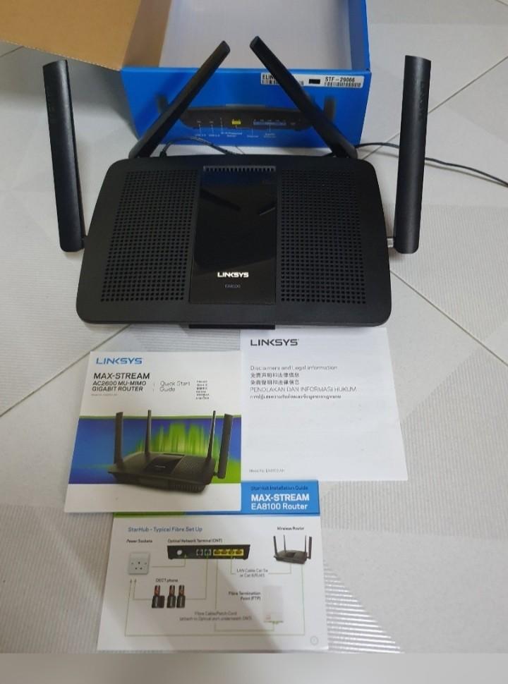 starhub Linksys AC2600 Router, Computers & Tech, Parts & Accessories ...