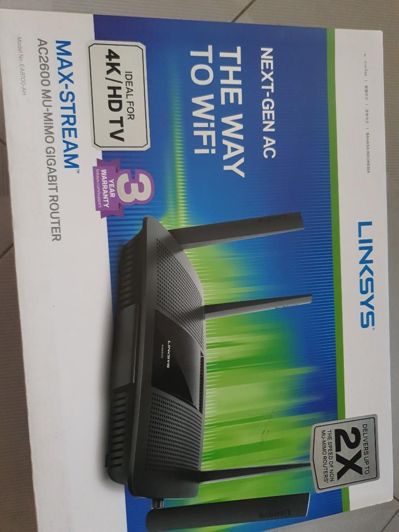 starhub Linksys AC2600 Router, Computers & Tech, Parts & Accessories ...