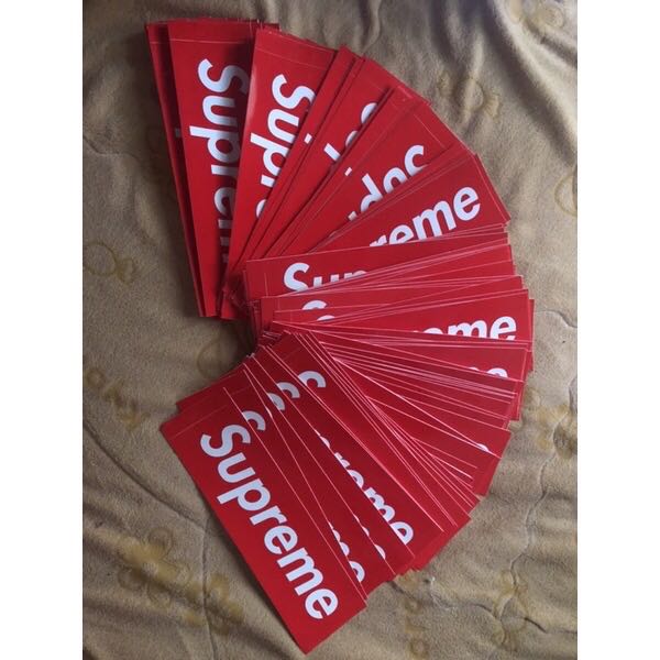 Supreme Box Logo Stickers, Hobbies & Toys, Memorabilia & Collectibles ...