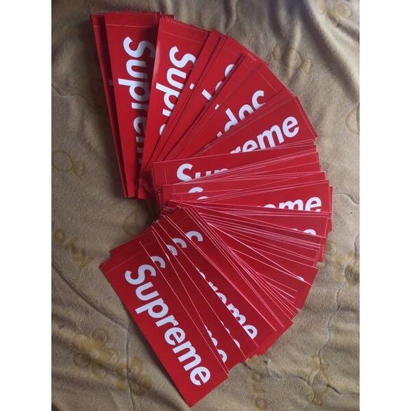 Supreme Box Logo Stickers, Hobbies & Toys, Memorabilia & Collectibles ...