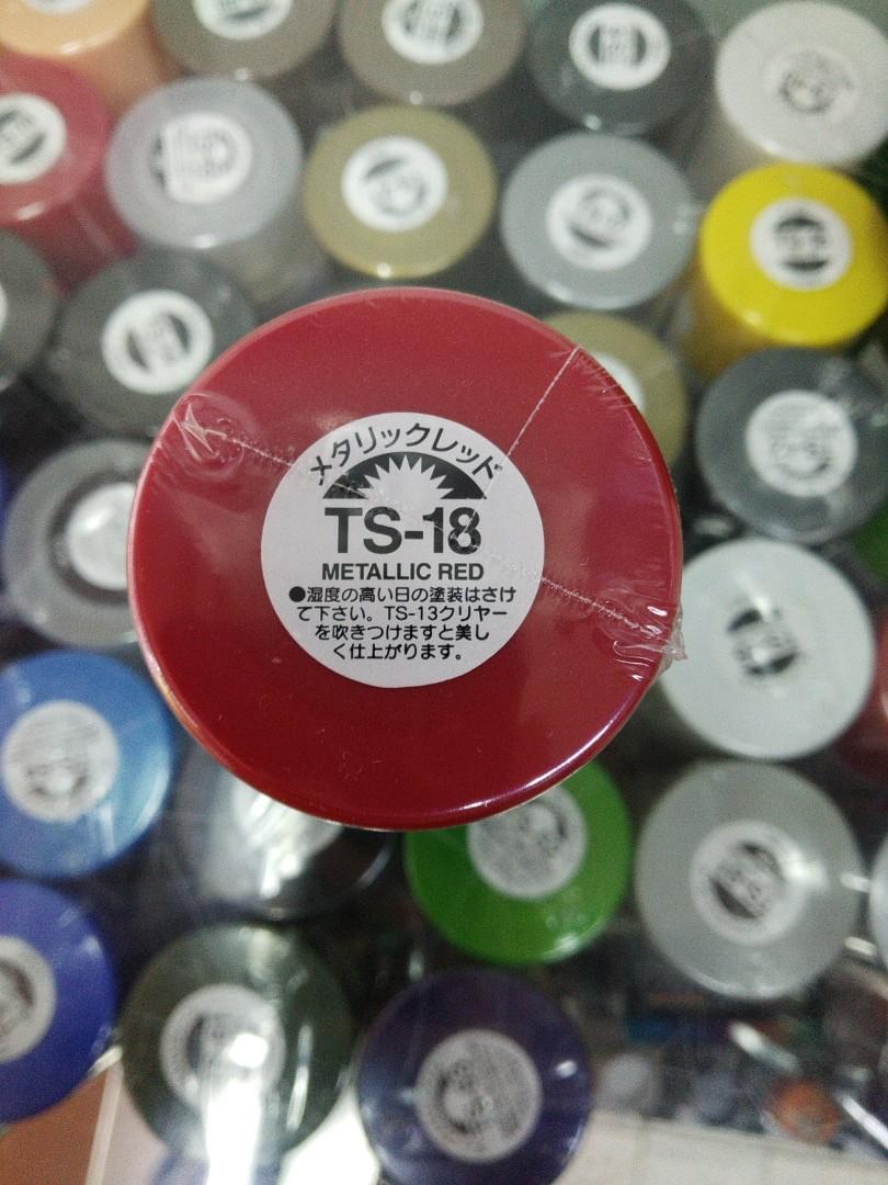 Tamiya TS-18 Metallic Red Spray Paint For Plastic, Hobbies & Toys ...