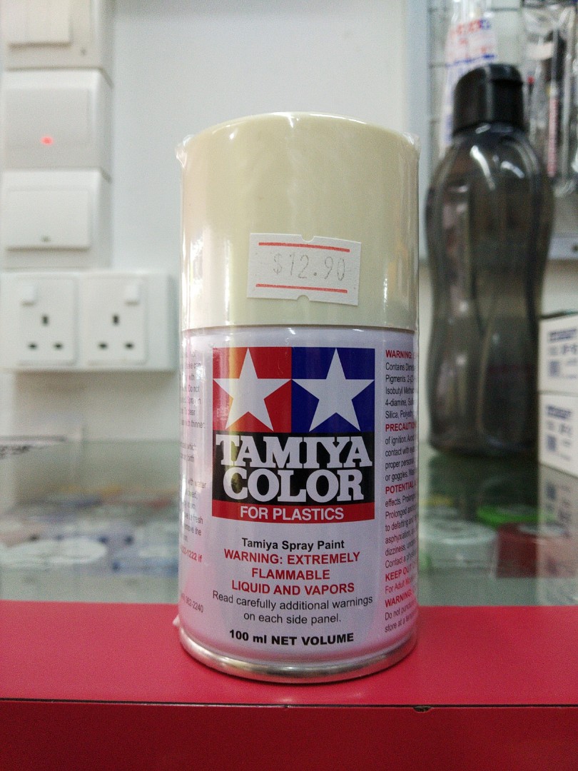 Tamiya TS-7 Racing White Spray Paint For Plastic, Hobbies & Toys ...