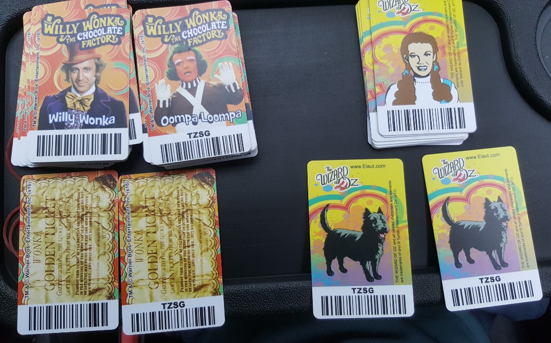 Timezone golden ticket toto willy wonka, Tickets & Vouchers on Carousell
