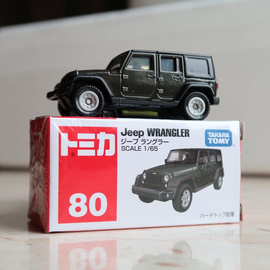 Tomica No. 80 Jeep Wrangler, Hobbies & Toys, Toys & Games on Carousell