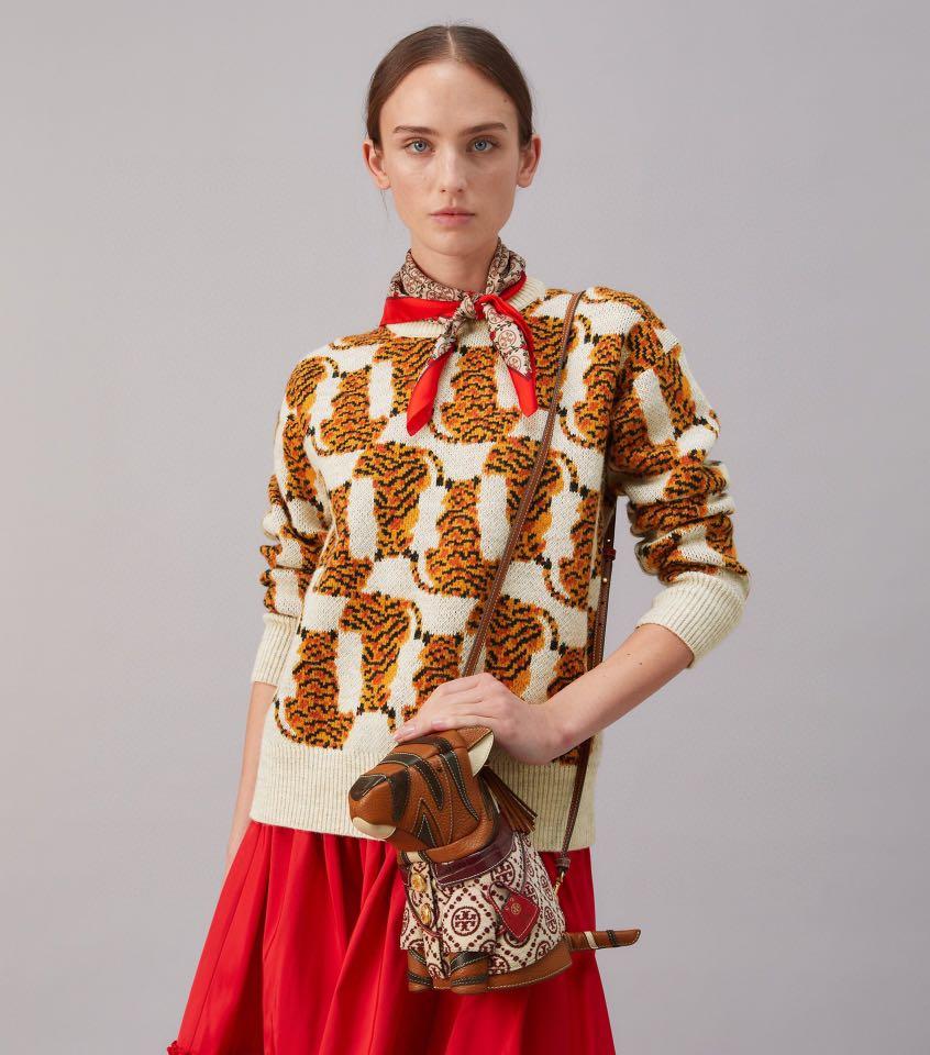 Tory Burch Tanya Tiger Bag 2022, Women's Fashion, Bags & Wallets, Cross ...