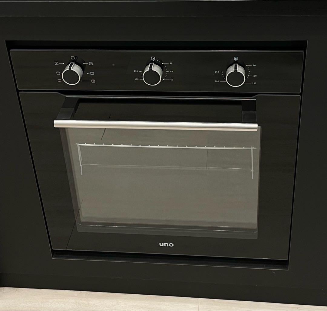 UNO UBO675 Black 6 Multi Function 75L Capacity Built-in Oven, TV & Home ...