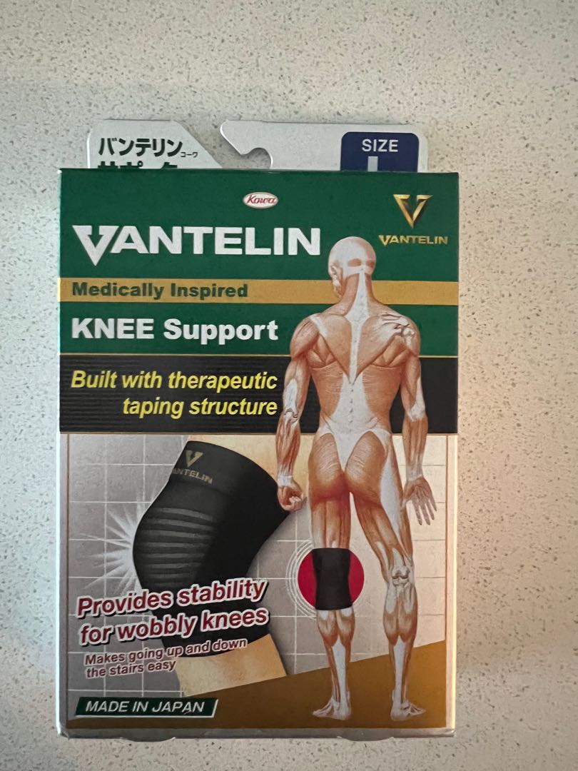 vantelin knee support, Health & Nutrition, Braces, Support & Protection ...