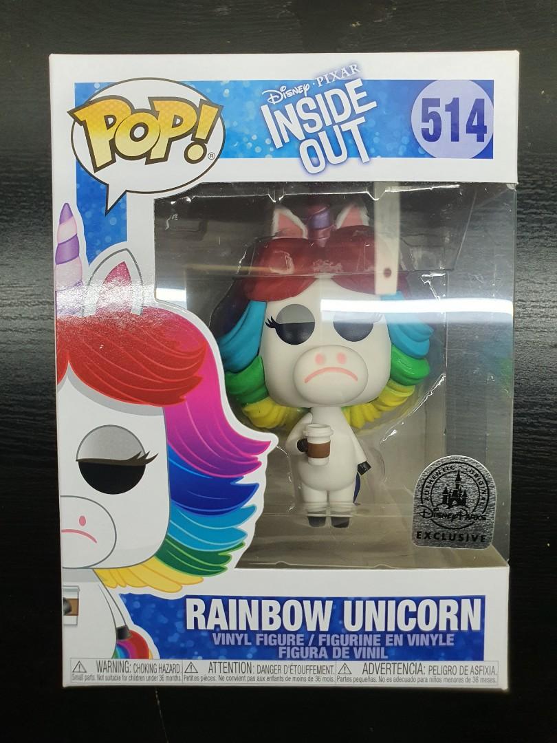 VAULTED - Inside Out: Rainbow Unicorn Funko "POP!" (Disney Parks ...