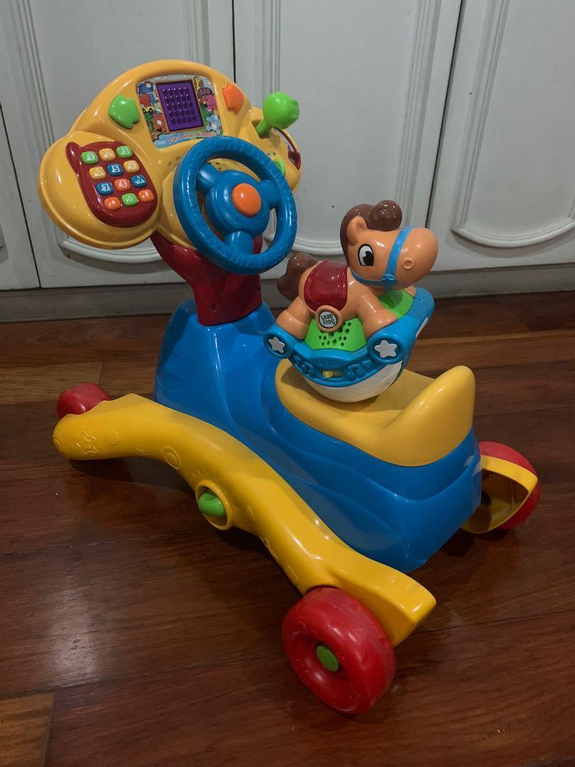 Vtech Smart Wheels 3in1 & Leapfrog Roll and Go Rocking Horse, Babies ...
