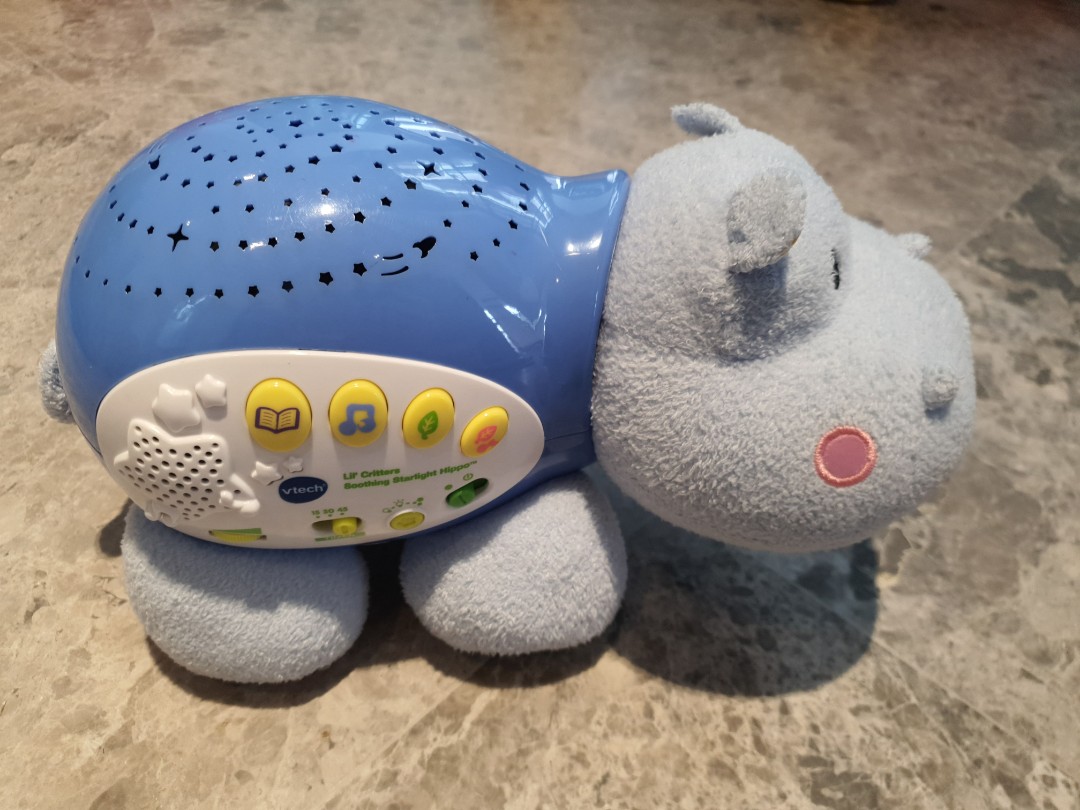 Vtech soothing Starlight hippo, Babies & Kids, Infant Playtime on Carousell