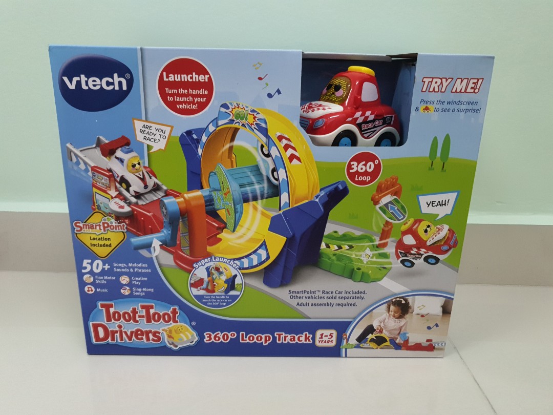 VTech toot-toot drivers 360° loop track, Babies & Kids, Infant Playtime on Carousell