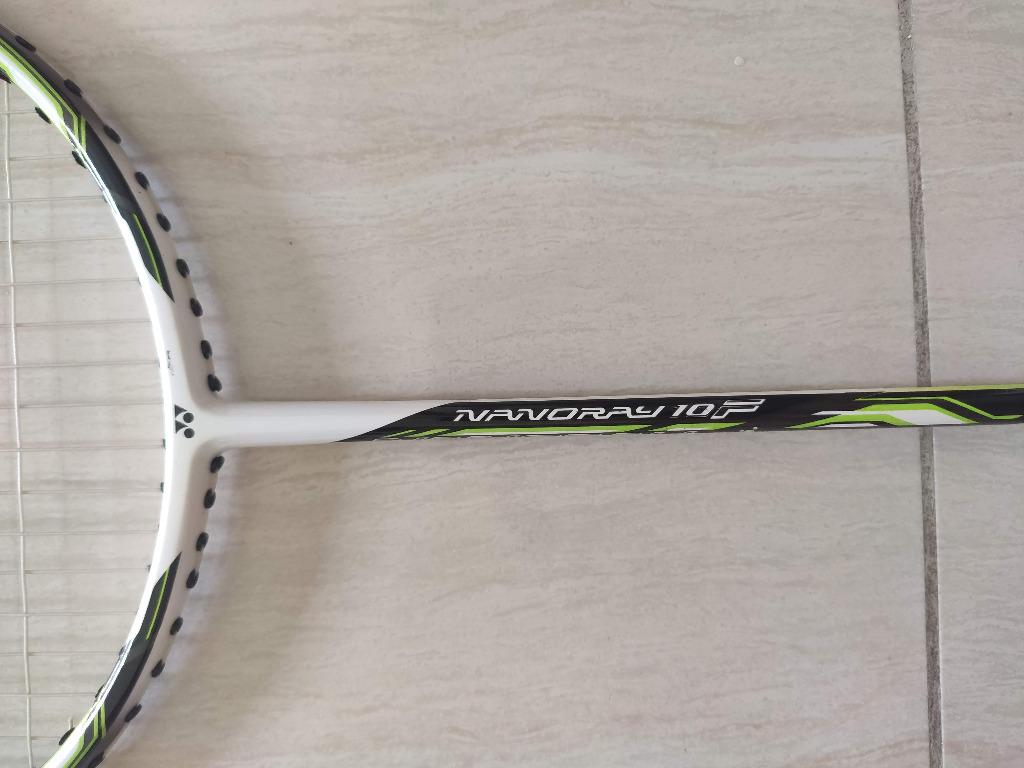Yonex Nanoray 10F Badminton Racquet, Sports Equipment, Sports & Games ...