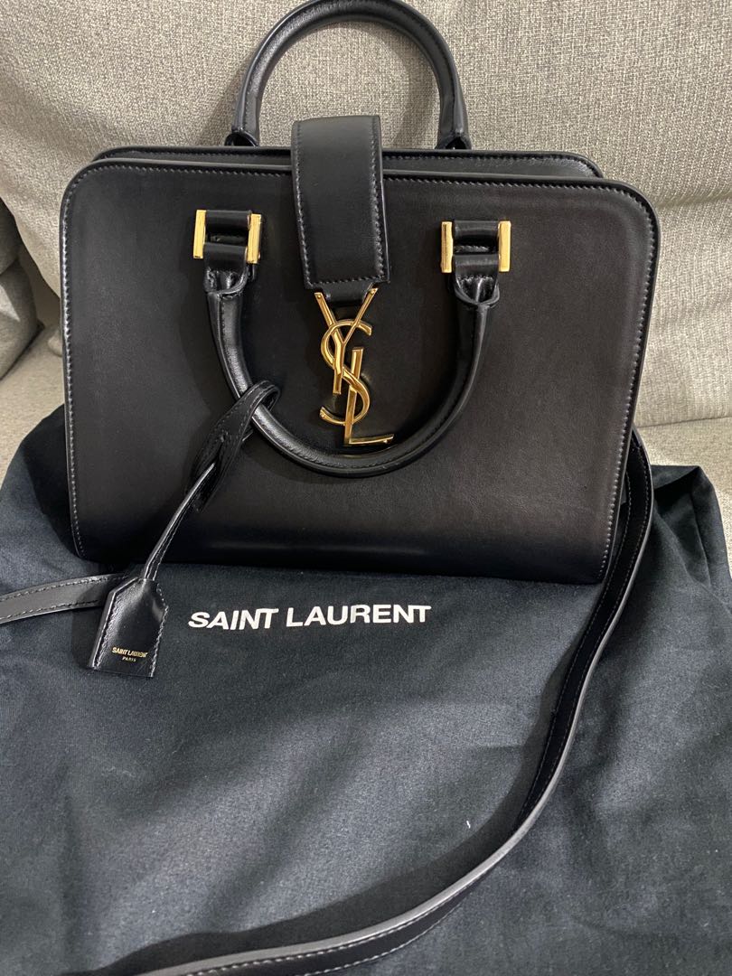 YSL bag Cabas small in black, Women's Fashion, Bags & Wallets, Shoulder ...