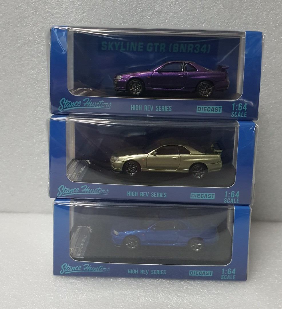 1:64 Nissan GTR R34 (Set), Hobbies & Toys, Toys & Games on Carousell
