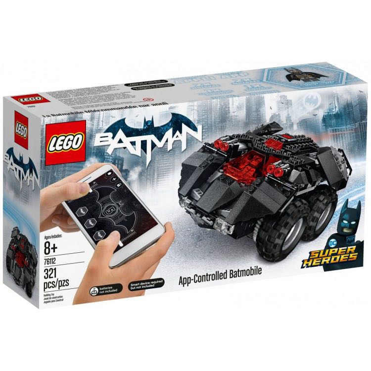 全新絕版 Lego 76112 App-Controlled BatMobile 遙控蝙蝠車, 興趣及遊戲, 玩具 & 遊戲類 - Carousell