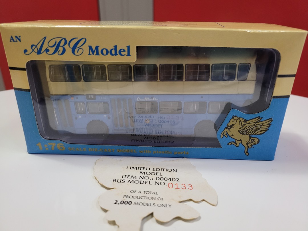 ABC Model 中巴Fleetline 10號線 CMB Fleetline Bus Model, 興趣及遊戲, 玩具 & 遊戲類 ...