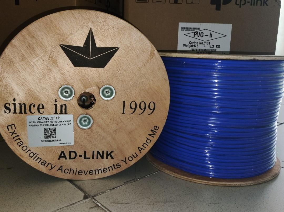 AD-LINK SFTP Cat6E CCA Ad link 305M-Blue Lan Cable Wire Adlink ...