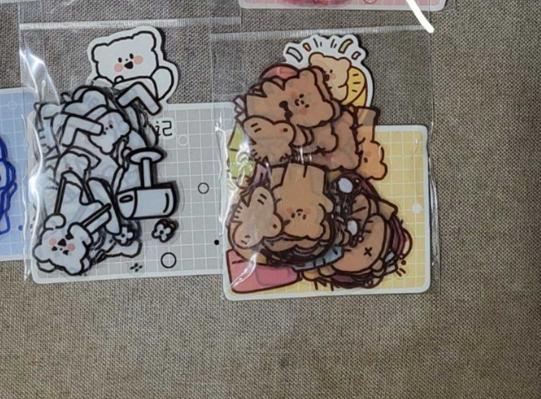 adorable colour themed sticker pack, Hobbies & Toys, Stationery & Craft ...