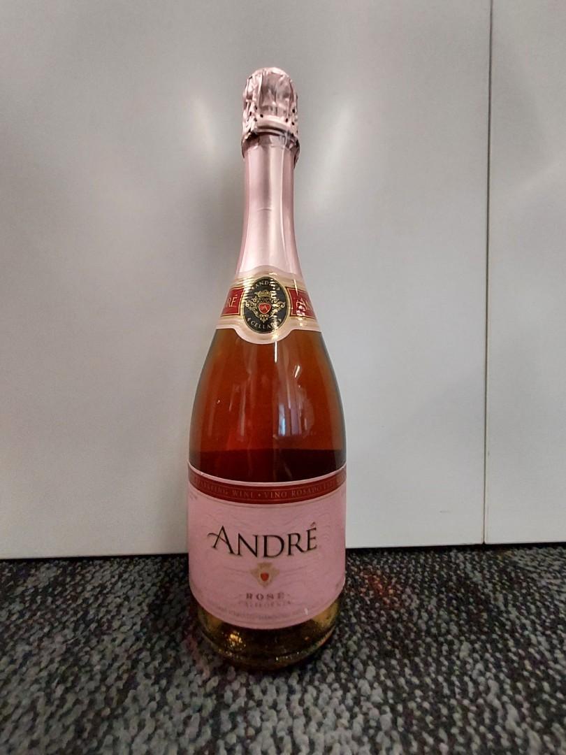 Andre Rose Sparkling Wine 750ml, Food & Drinks, Alcoholic Beverages on ...